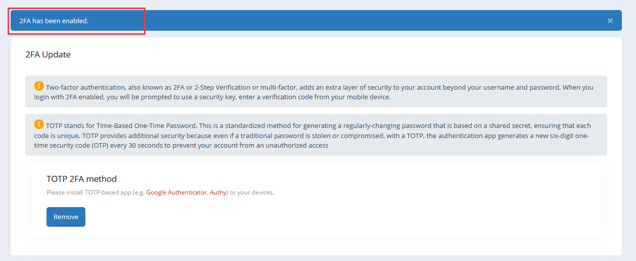 How Can I Use The Totp Method For Two Factor Authentication
