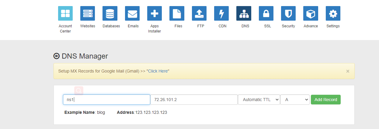 How to set your own domain name servers - SmarterASP.net