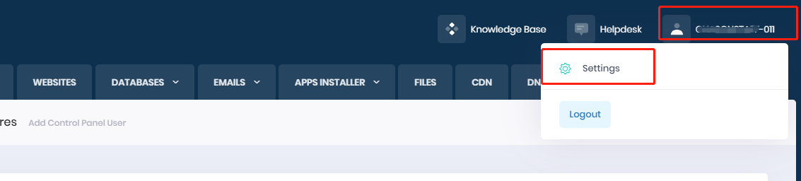 How to change control panel's password? - SmarterASP.net