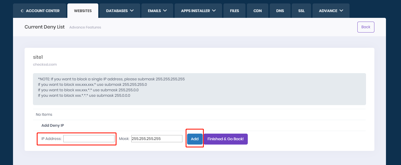 How to block IP from accessing your site - SmarterASP.net