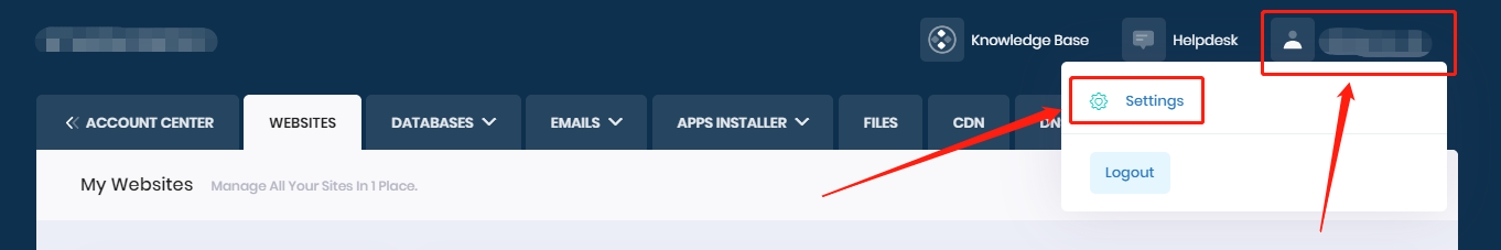 How to change control panel's password? - SmarterASP.net