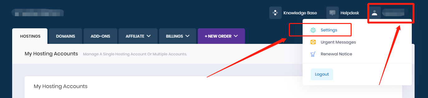 How to change control panel's password? - SmarterASP.net