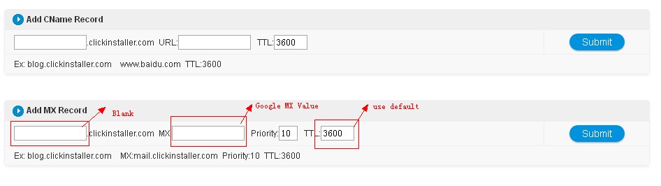 How to setup MX Records for Google Mail (Gmail) - SmarterASP.net