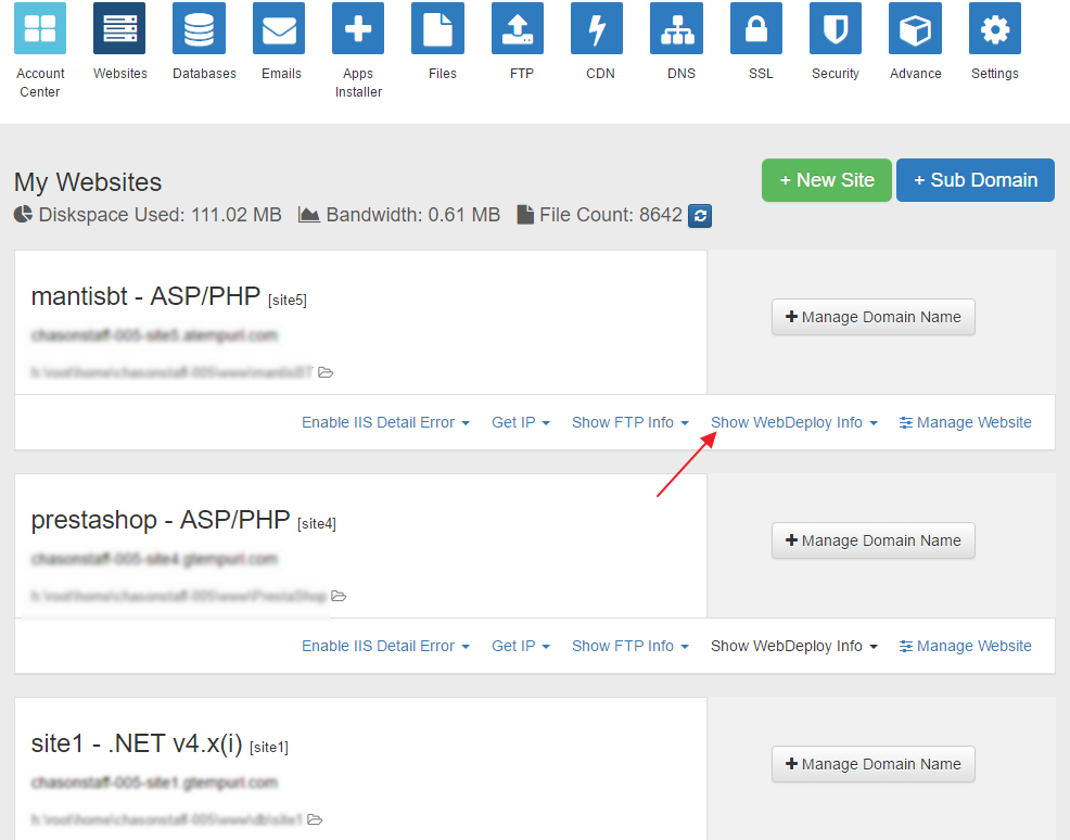 An Error Was Encountered When Processing Operation Create Directory Using Webdeploy Publish